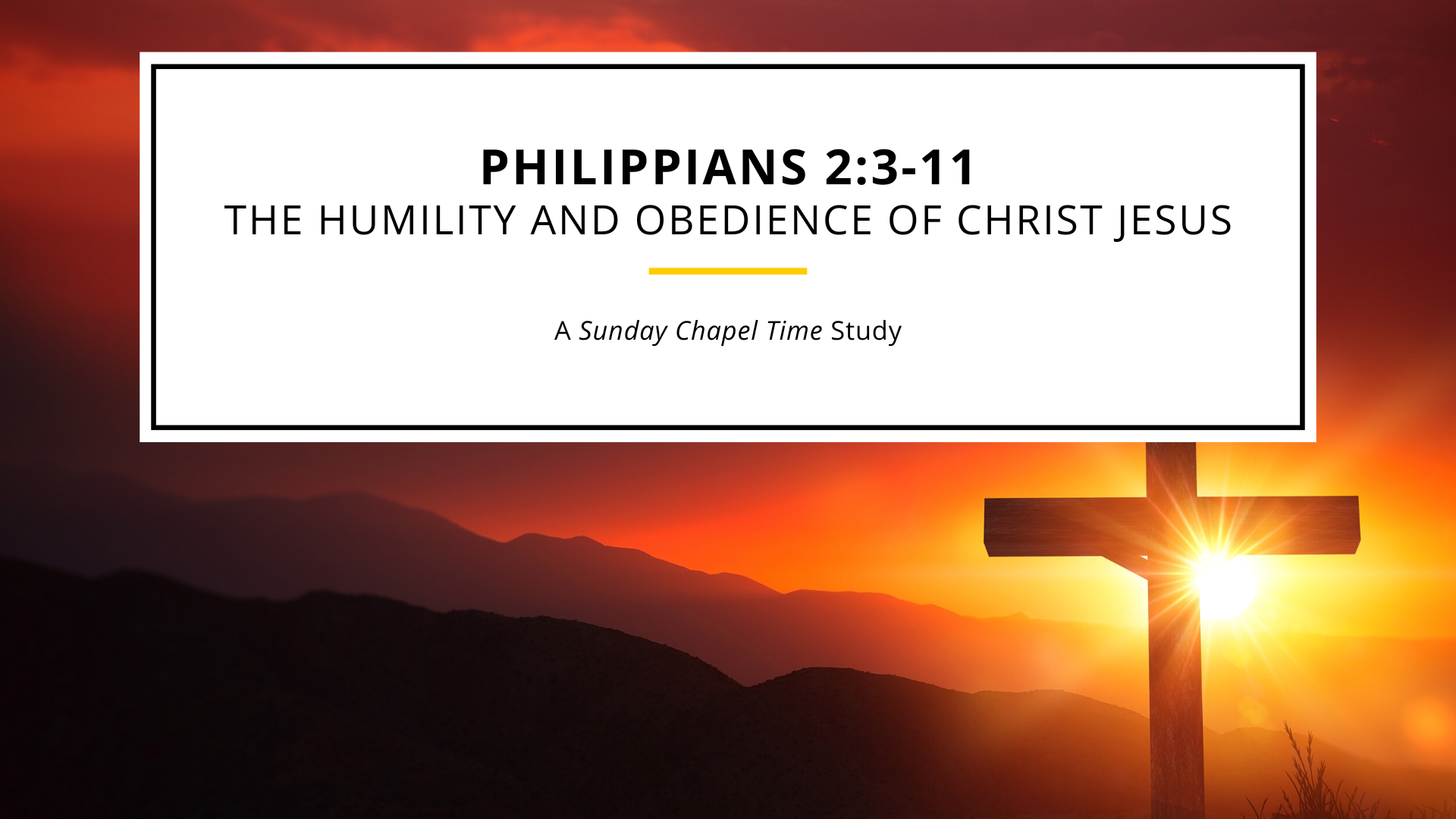 The Humility and Obedience of Christ Jesus - Salty Gaijin